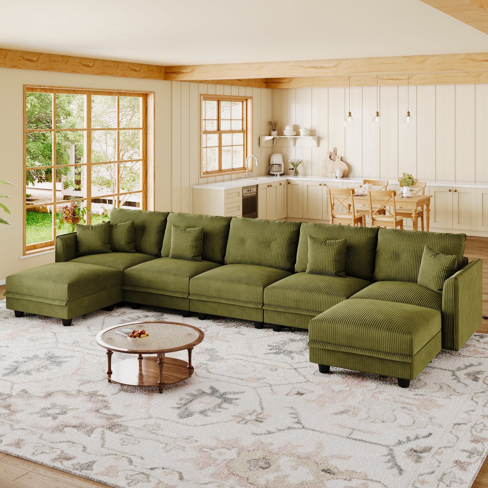 LLappuil Modular Sectional Sofa, Modular Sectional Couch with Storage,